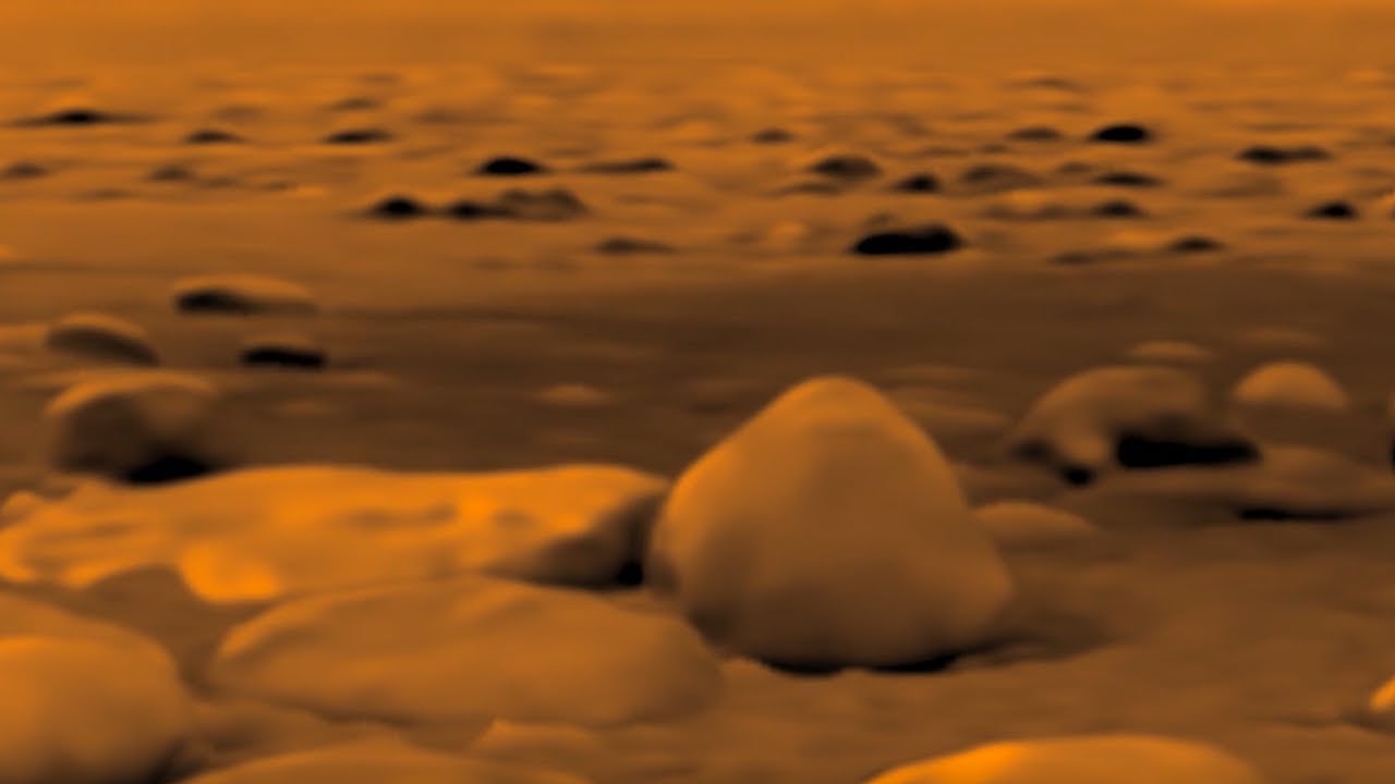 Point-of-View Footage of Huygens Probe Landing On Saturn's' Moon, Titan ...