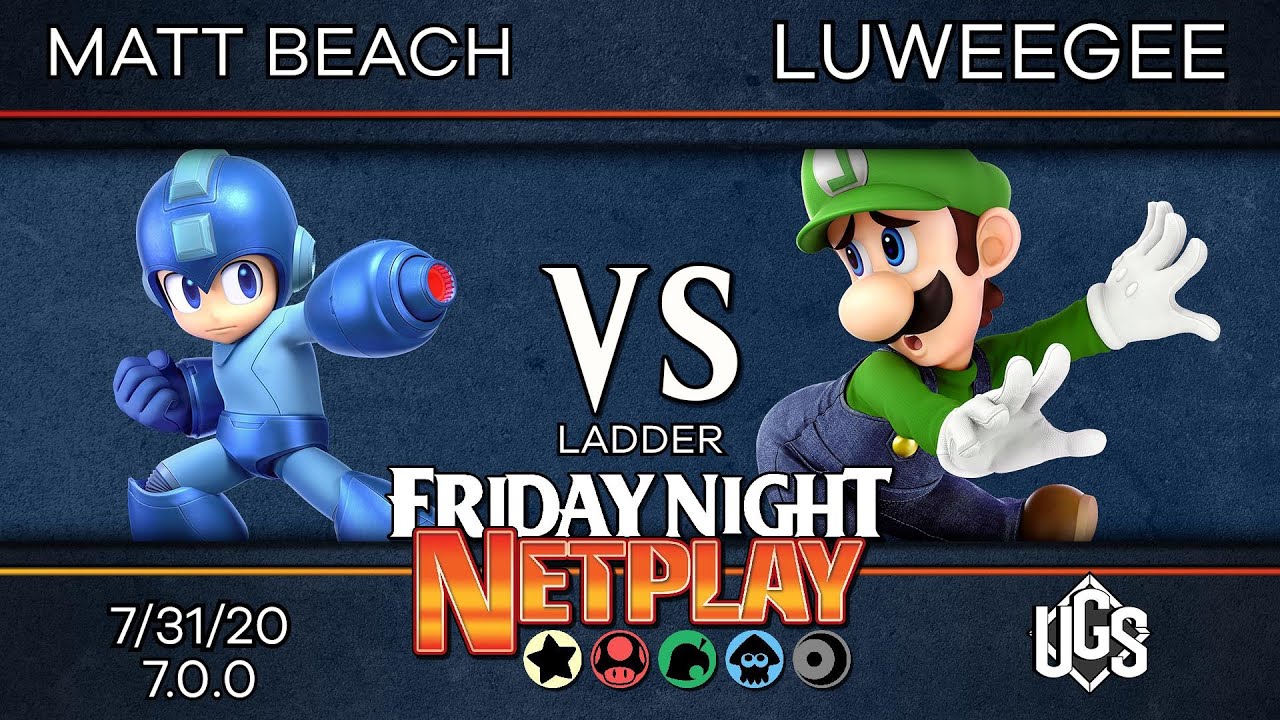 Friday Night Netplay #14 - Ladder - Matt Beach(Mega Man) Vs. LuWeegee ...