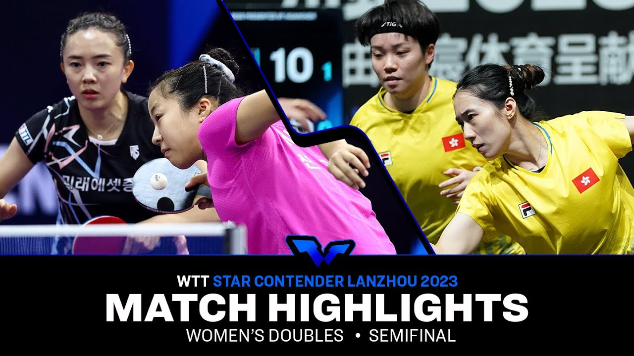 Jeon/Shin vs Doo/Zhu | WD SF | WTT Star Contender Lanzhou 2023 - YouTube