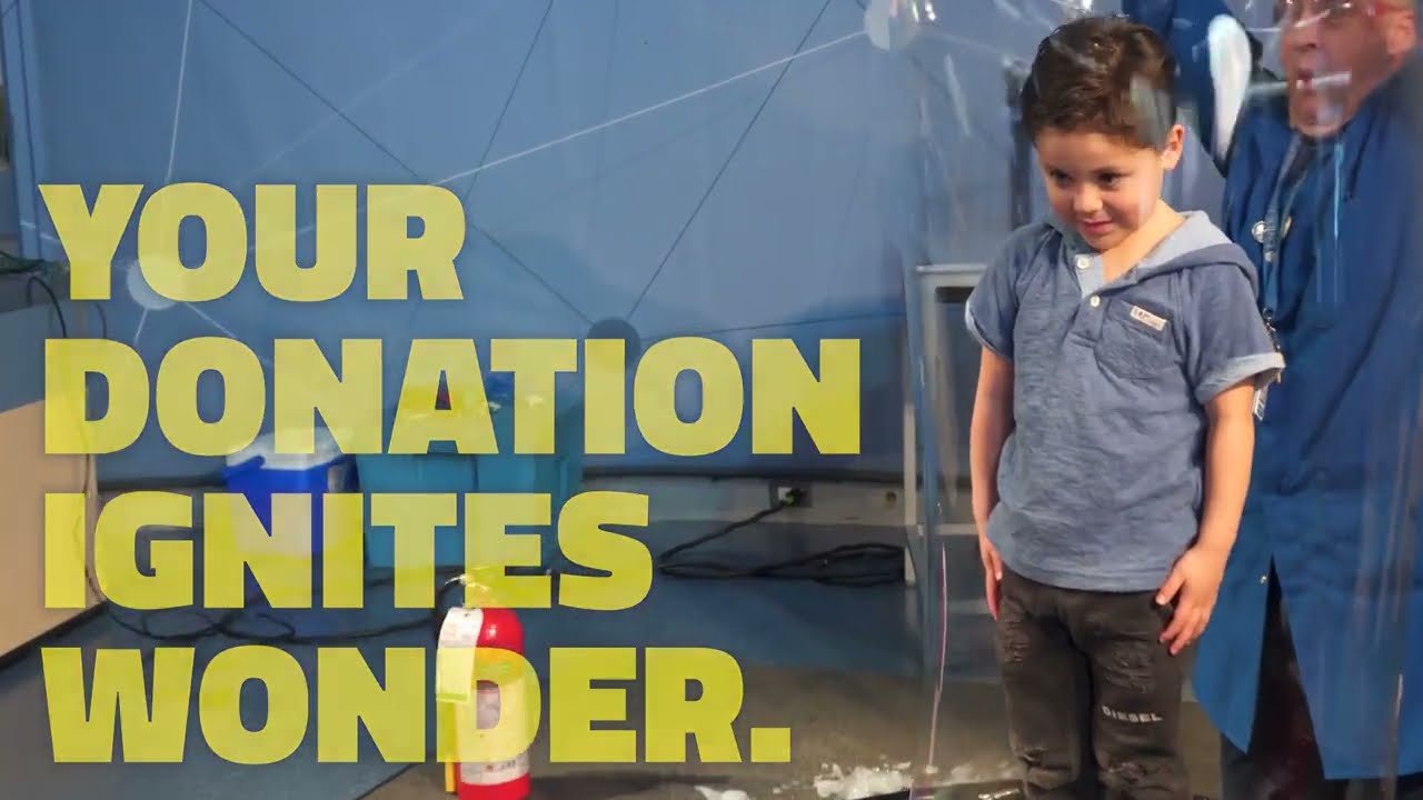 Your donation ignites wonder - YouTube
