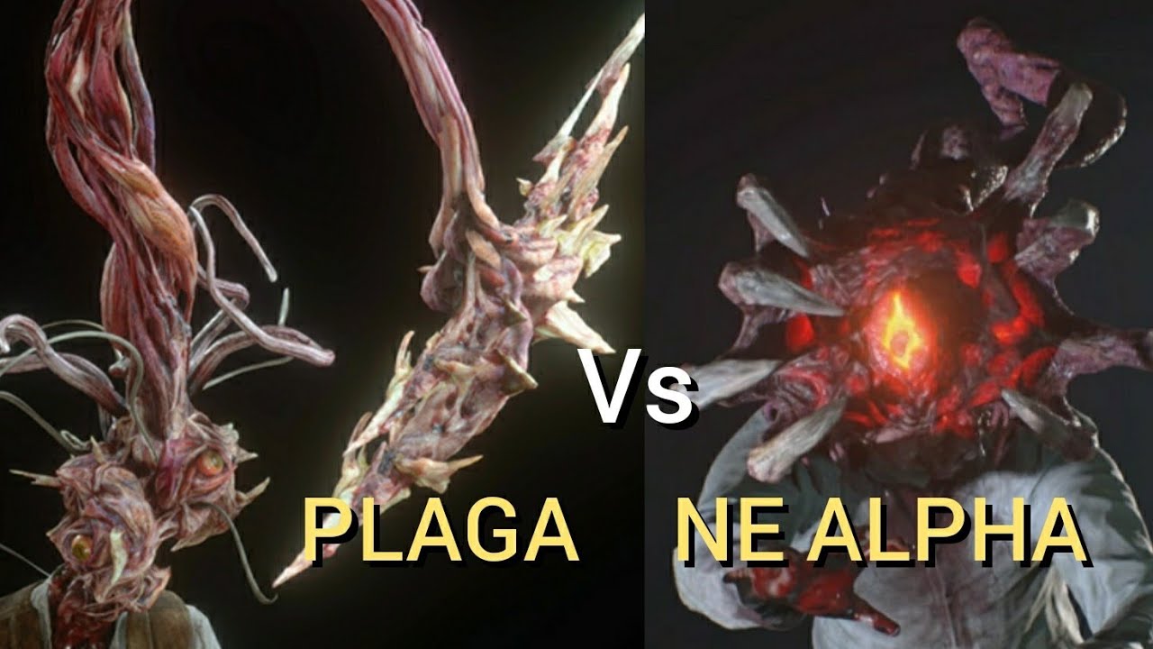 Resident Evil : plaga vs NE alpha - comparação - YouTube