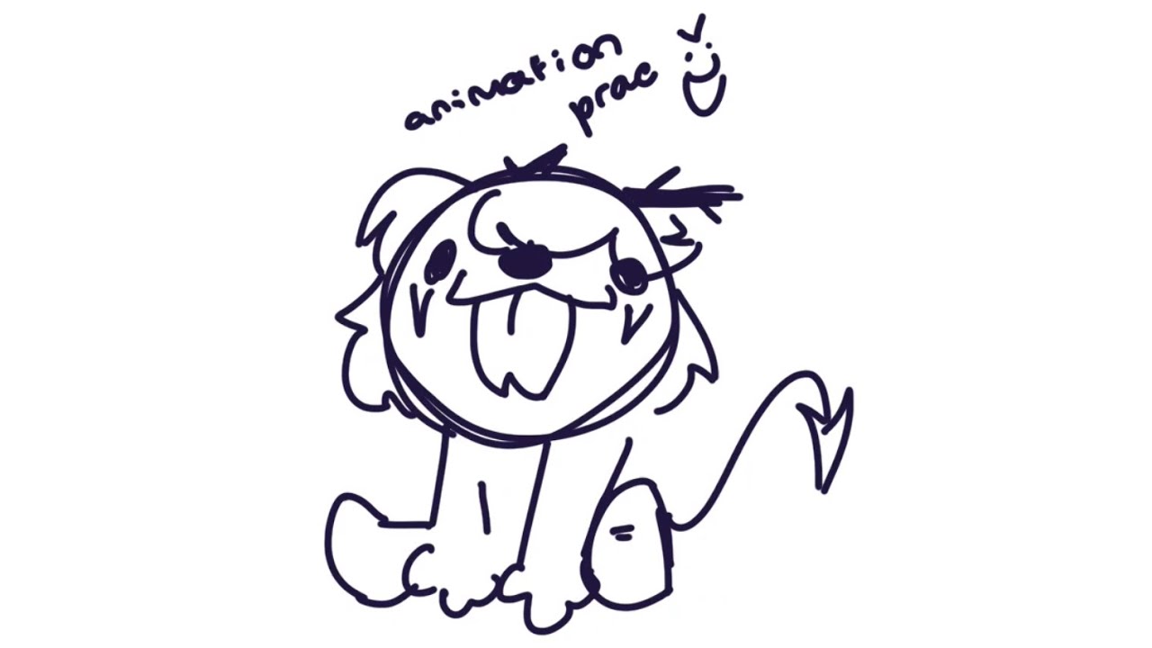 small animation practice - constructive criticism appreciated! - YouTube