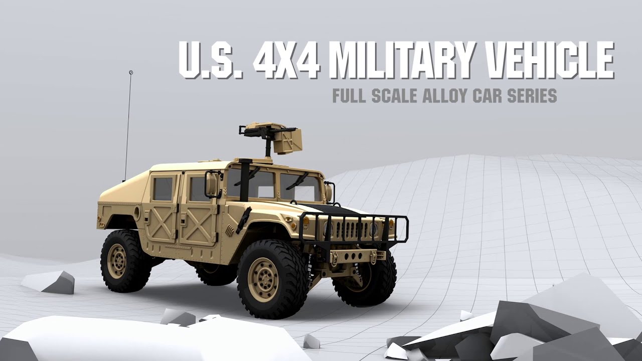 LEGENDHOBBY.COM HG P408 1 10 4X4 RC Military Humvee ARTR w 2 4GHz ...