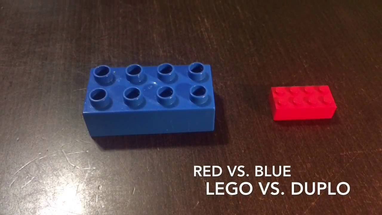 Red vs Blue (Lego vs Duplo) - YouTube