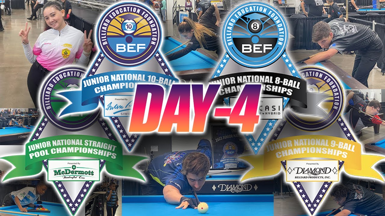 10-Ball Championships | BEF Junior National Championships | Day 4 - YouTube