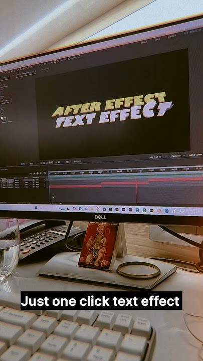 3D text effect in after effect । #tutorial #photoshop #editing #vikalsumit #afterefects #poster ...