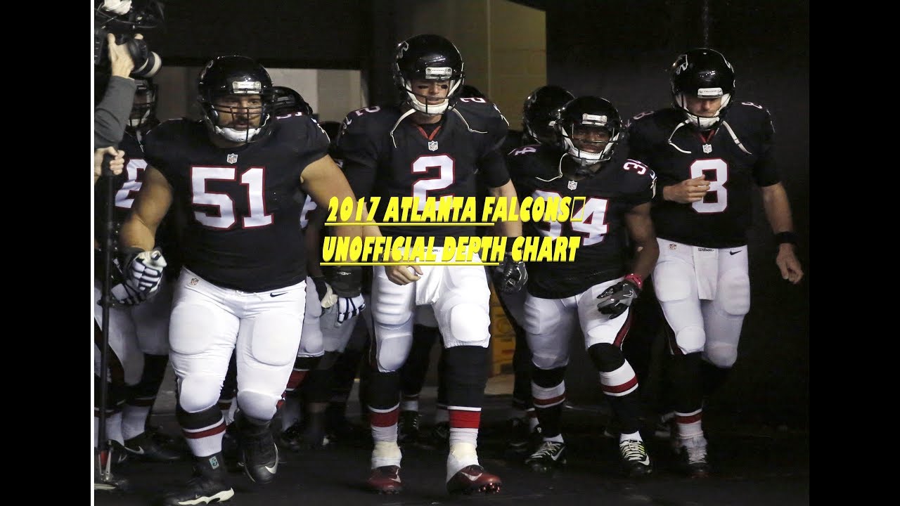 The unofficial Depth Chart Of The Atlanta Falcons - YouTube