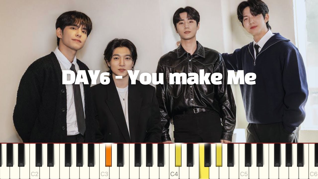 DAY6 데이식스 - You make Me 피아노 반주 튜토리얼 | piano tutorial | 코드 | 밴드 악보 | 피아노 커버 | Band ver. | 데이식스 ...