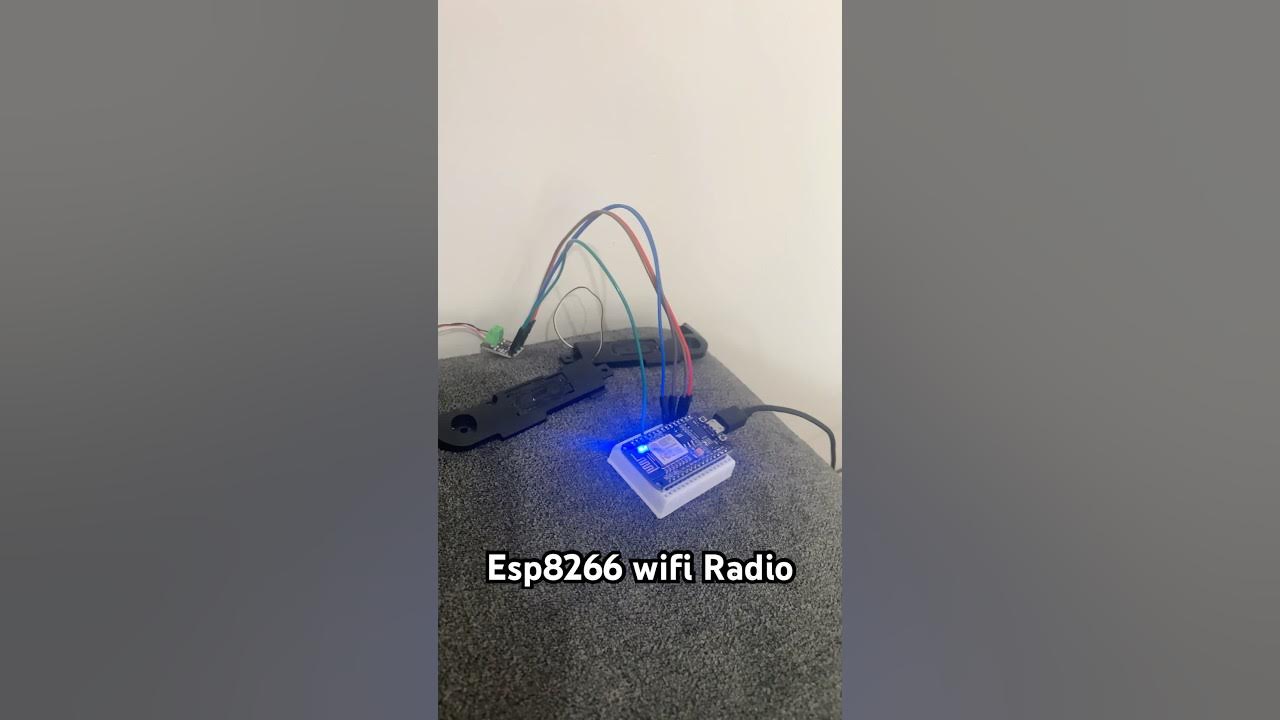 Wifi radio with esp8266 and MAX98357 I2S 3W Class D Amplifier Audio Decoder Module #eradio # ...