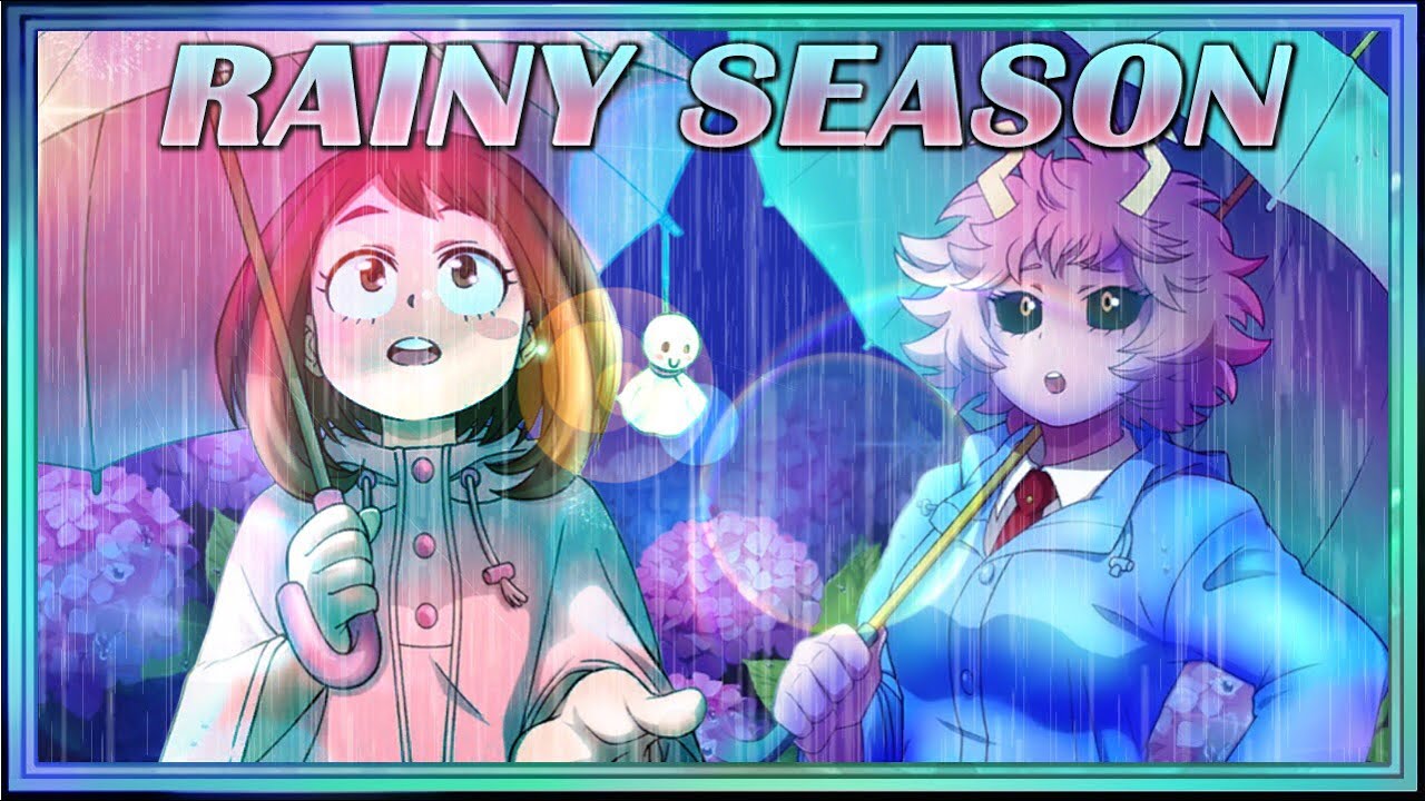 Rainy season Mina and Uraraka ochako Showcase | My Hero Academia Smash ...