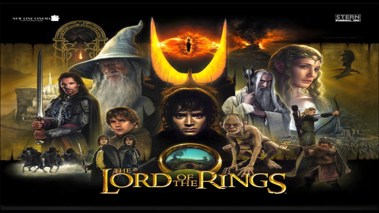 Lord of the Rings Pinball Table Game Play (120hz OLED 4K) Virtual ...