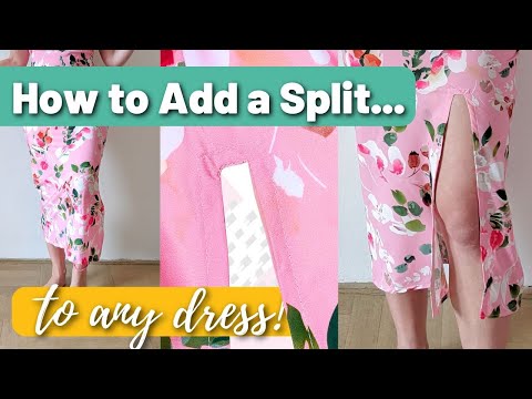 Beginner's Guide: Adding a Slit to Your Dress or Skirt in Minutes!