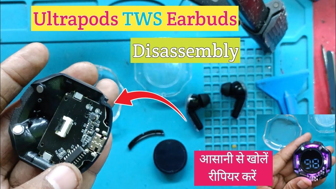 Ultrapods TWS Earbuds Disassembly Ultrapods Tws Earbuds Repair आसानी ...