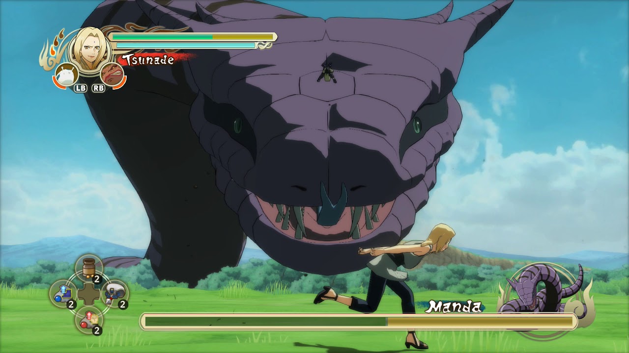 NARUTO Ultimate Ninja STORM : Mission Mode(S Rank - Tsunade VS Manda ...