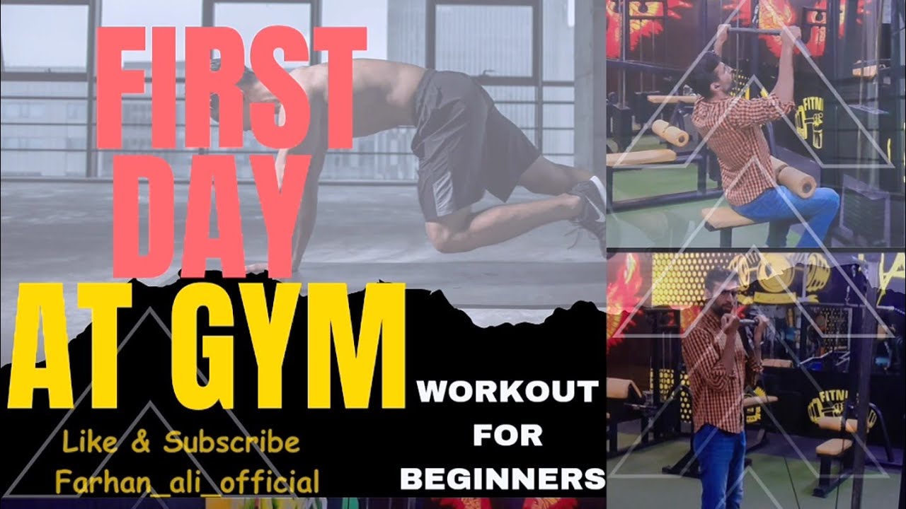 First day at GYM | Basic workout for beginners🔥#beginners #viral # ...