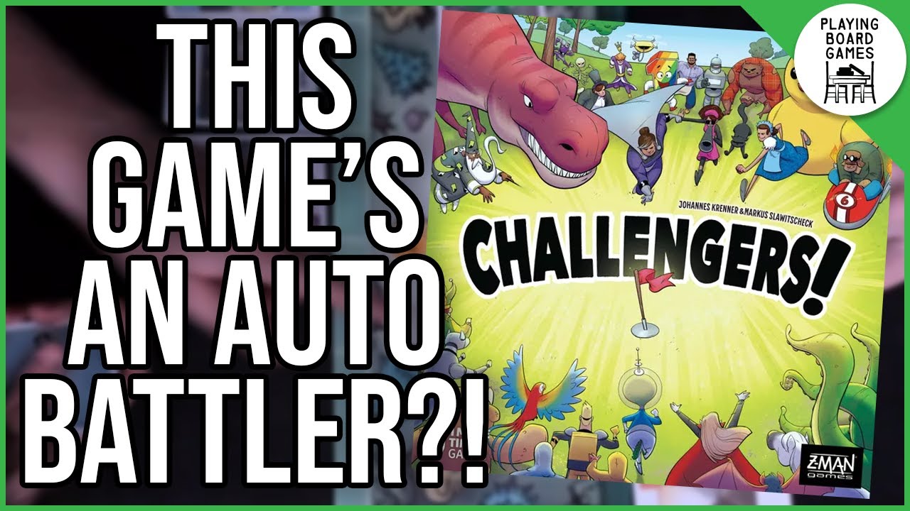 We play CHALLENGERS! for the first time! (Board Game Gameplay) - YouTube