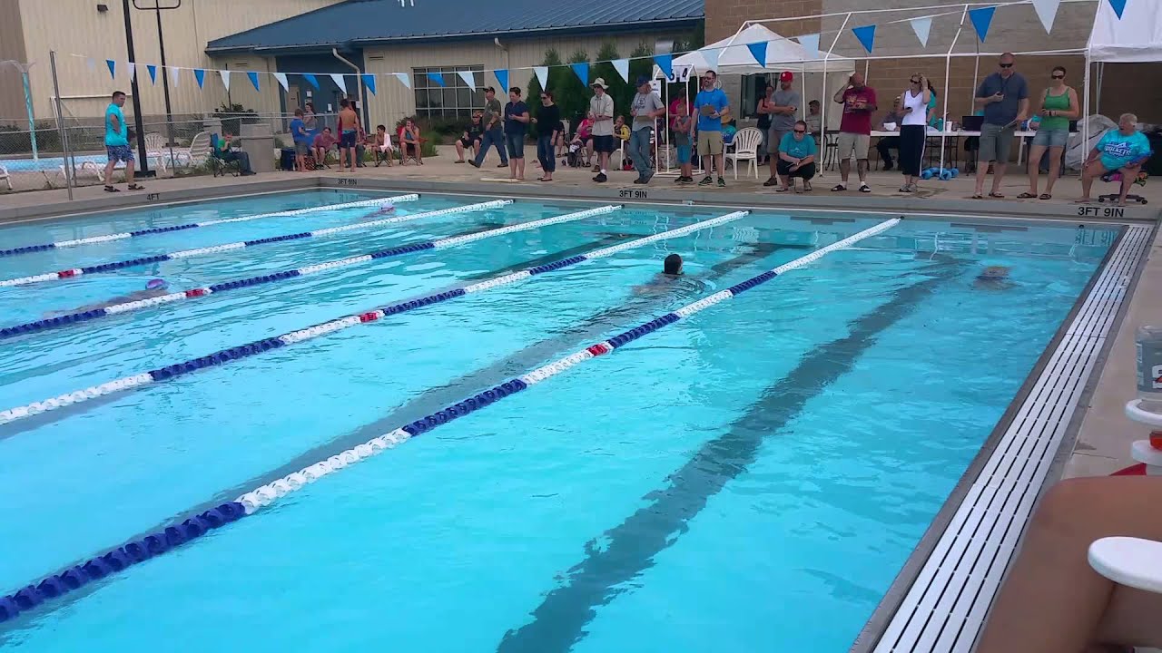 Dwight swim meet at LeRoy(12) - YouTube