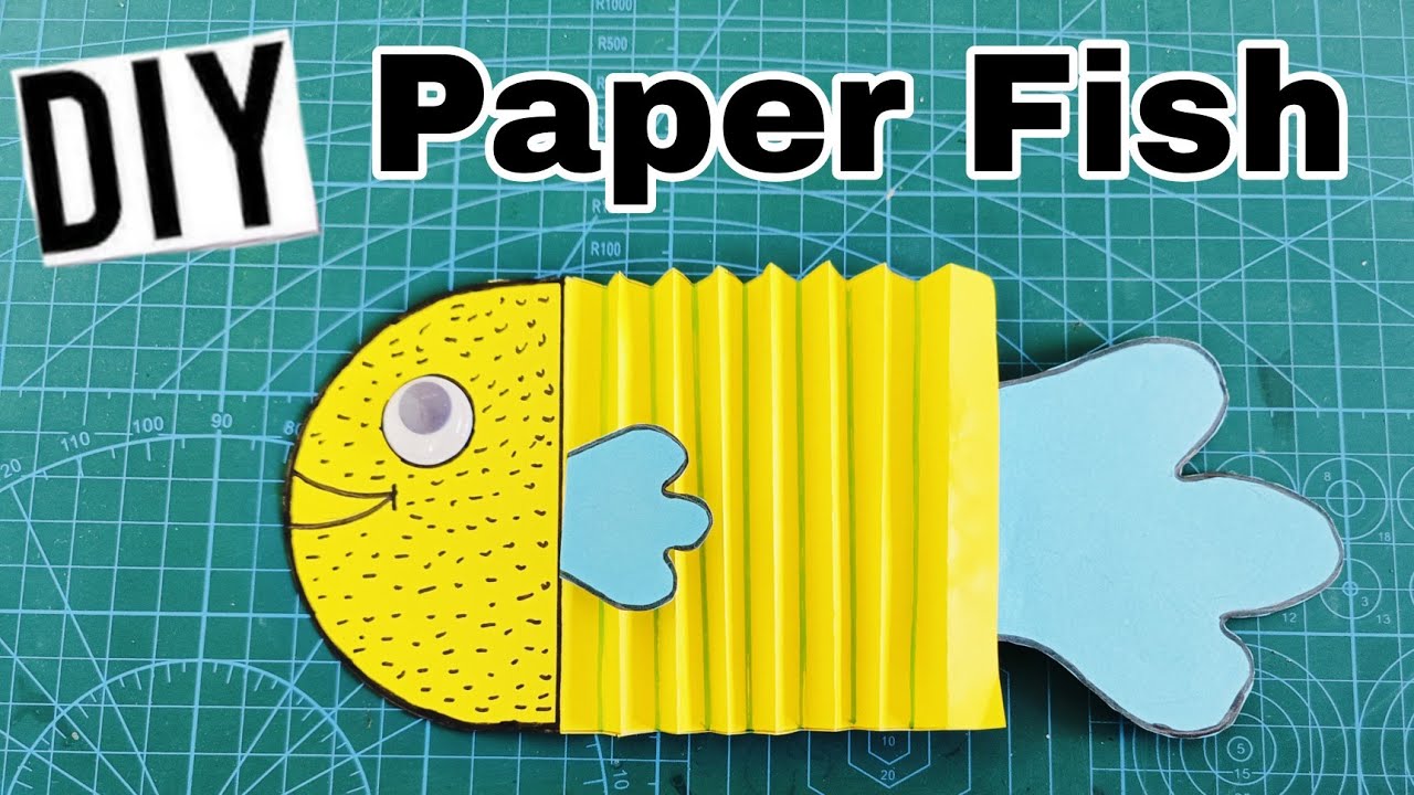How to Make Paper Fish for Kids II How to Make Fish || Easy Paper ...