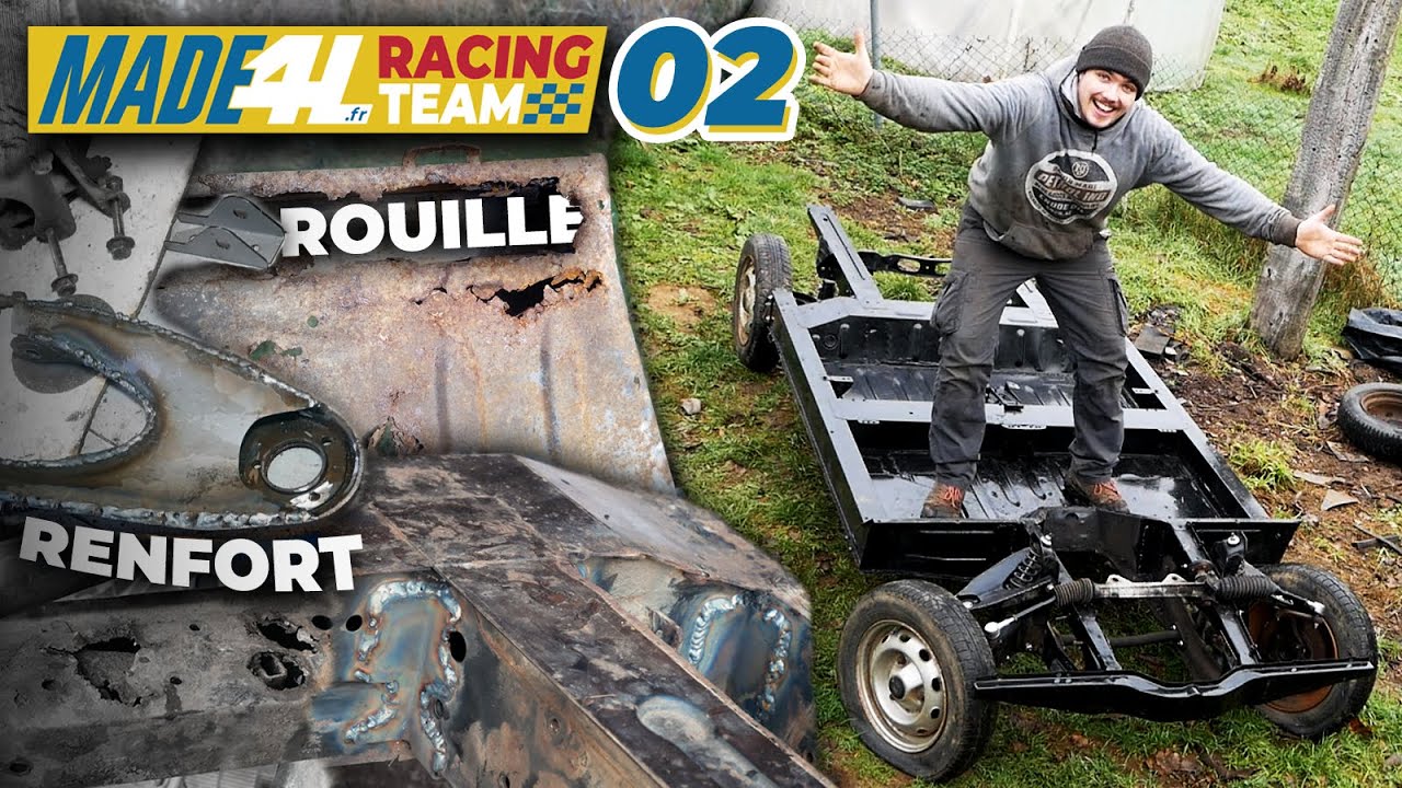 REFABRICATION COMPLÈTE du CHÂSSIS de la 4L PROTO pour les 24H4L 👌(la ...