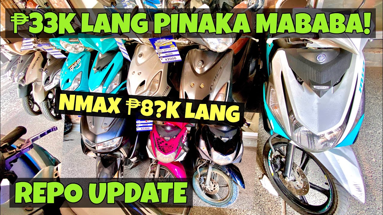 MURANG REPO MOTORCYCLE ₱33K LANG PINAKA MABABA! NMAX V2 ₱8?K NA LANG ...