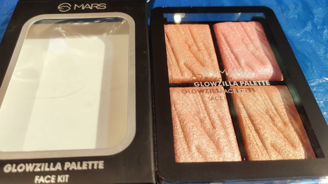 mars highlighter palette face kit review in Hindi l how to use mars ...