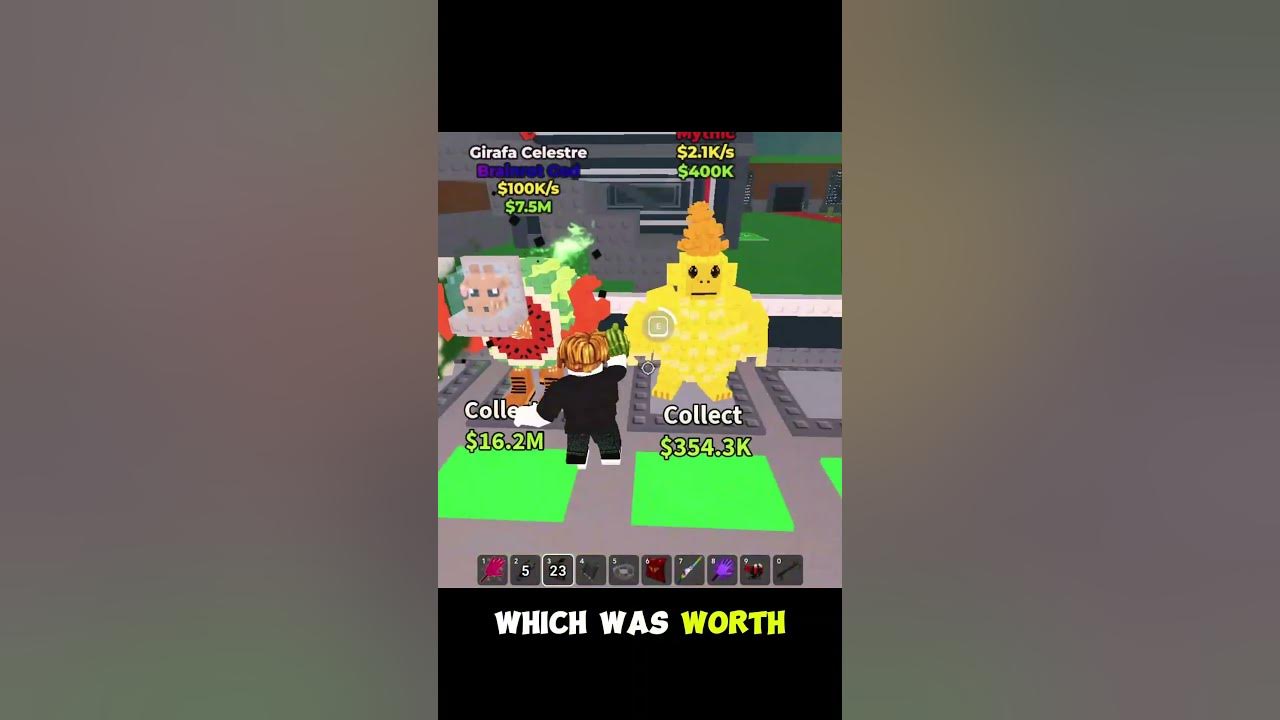 Steal A Brainrot Stealing Girafa Celeste - YouTube