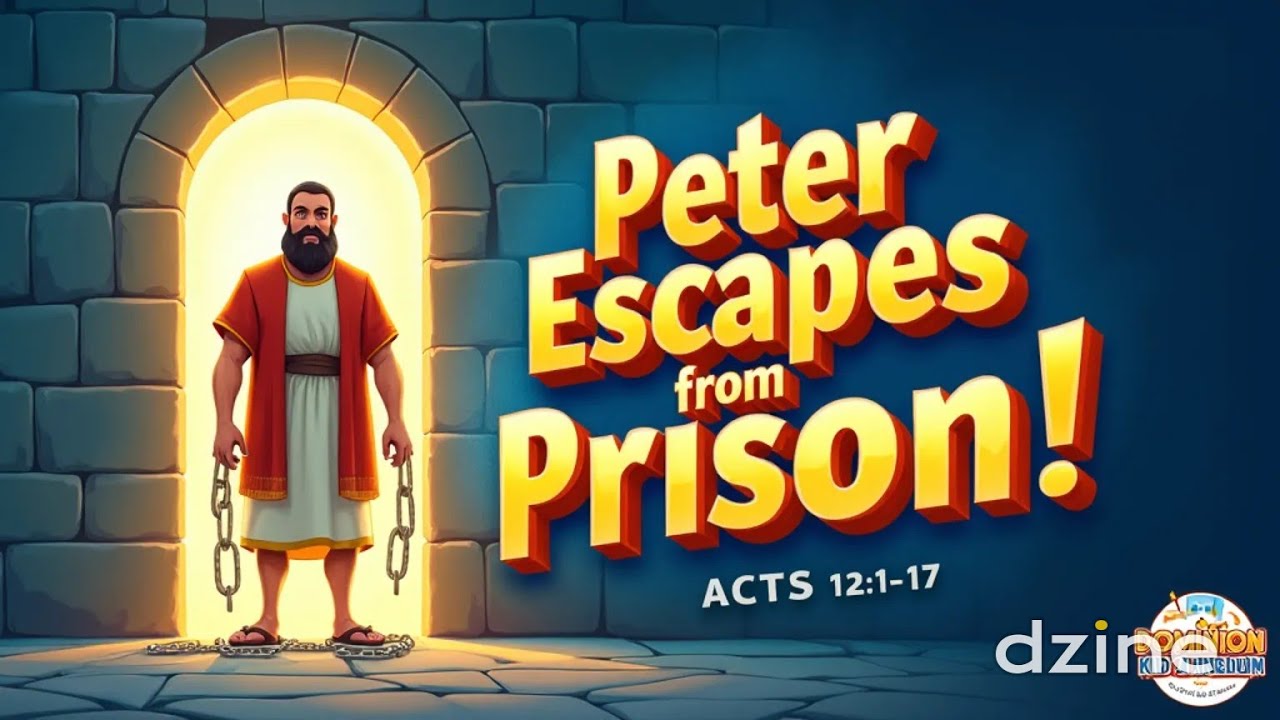 📖Peter Escapes from Prison / Bible Storytime📖 - YouTube