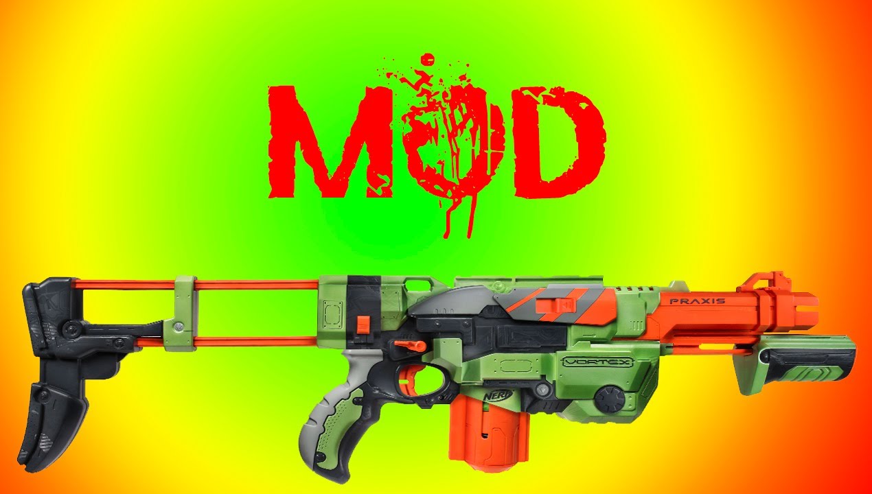 Mods - Como modificar la Nerf Vortex Praxis - YouTube