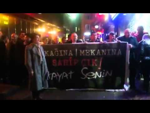 Barlar Sokağı eylemde