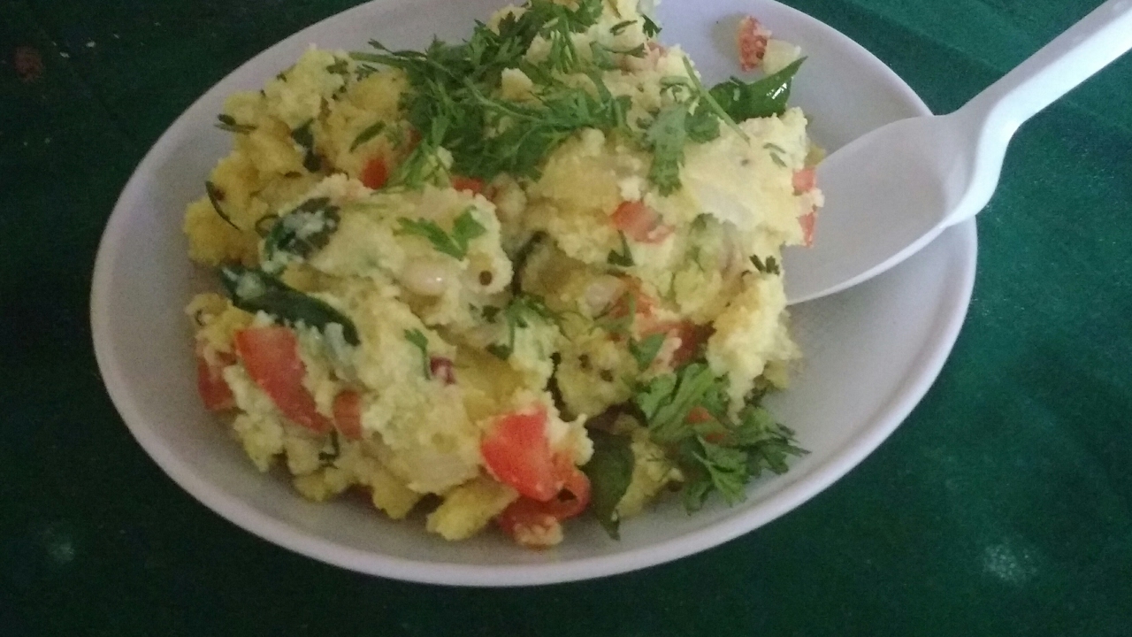 how to make vegetable rava upma at home || rava upma recipe || sooji ...