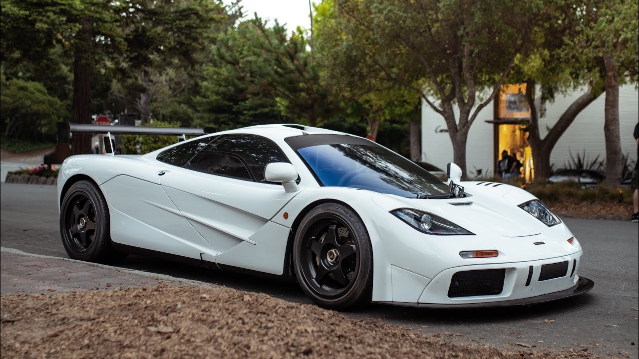 Insane $20,000,000 McLaren F1 HDK takes over Monterey!!!! - YouTube