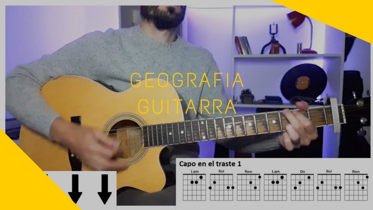 GUITARRA | Geografía - La Oreja de Van Gogh (Guitarra cover/tutorial ...