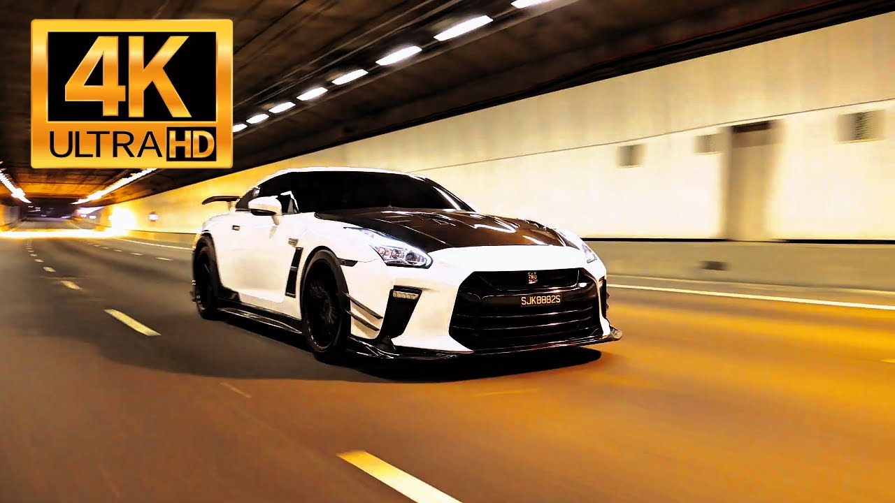 GTR R35 EDIT [4K] - moonlight - YouTube
