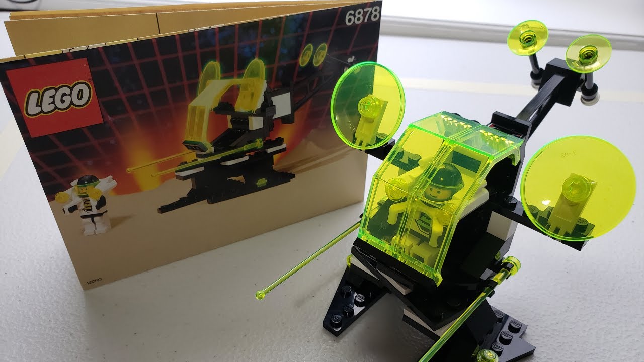 Building Lego 6878 Sub Orbital Guardian Classic 1991 Blacktron Space ...