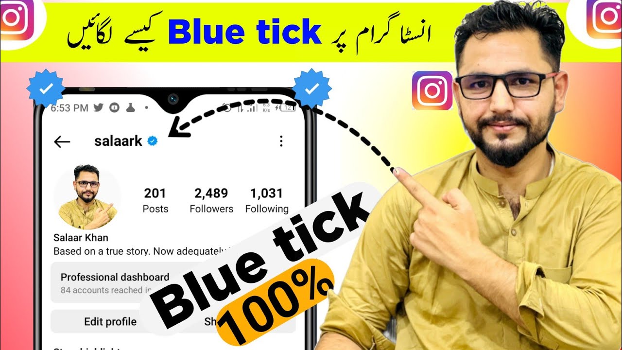 Instagram Blue Checkmark Apply | Instagram Blue Tick Apply In Pakistan ...