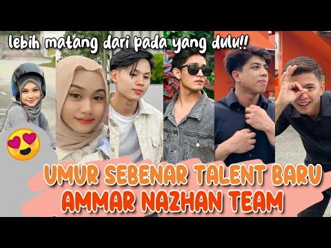 Umur sebenar talent baru Ammar Nazhan‼️//ramai yang berumur ye kali ni ...