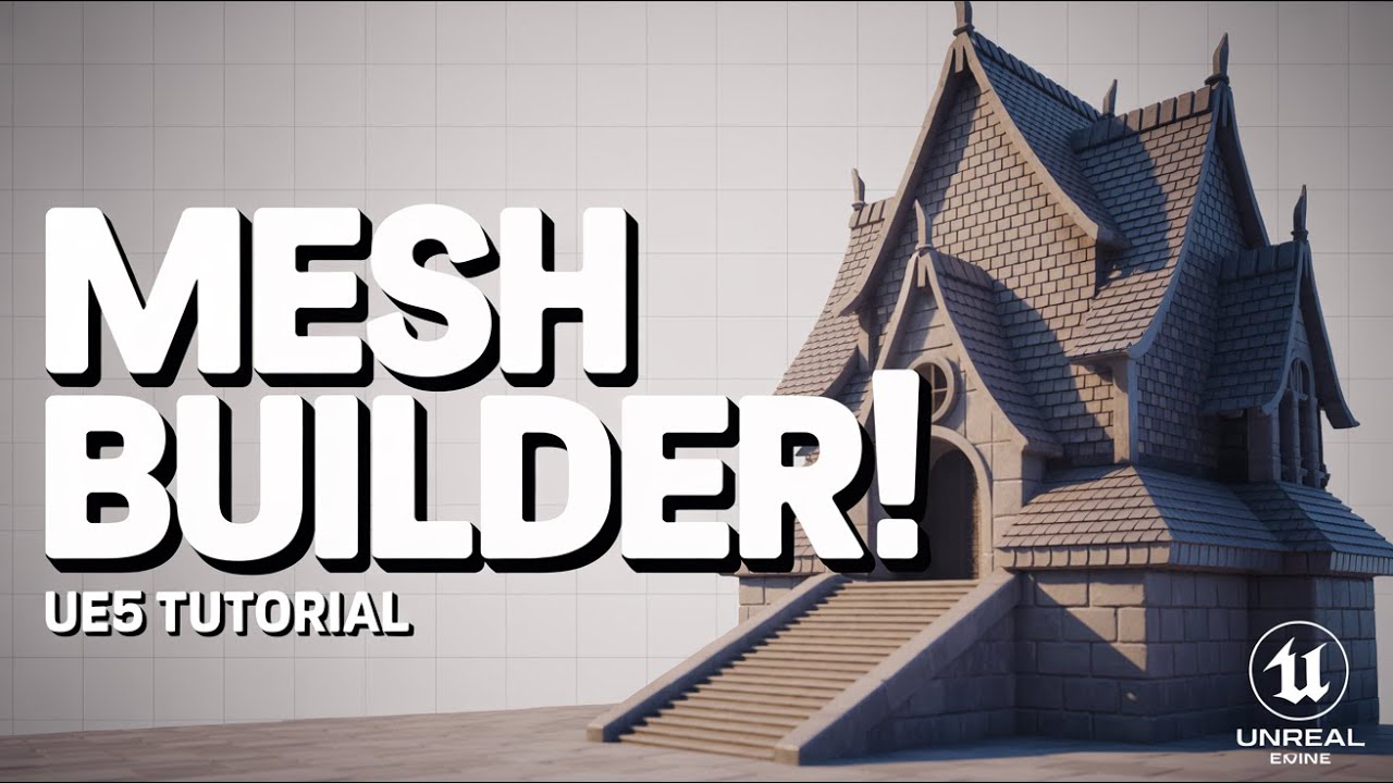 This Procedural Mesh Builder Can Create Anything – Roofs, Stairs, Tiles ...