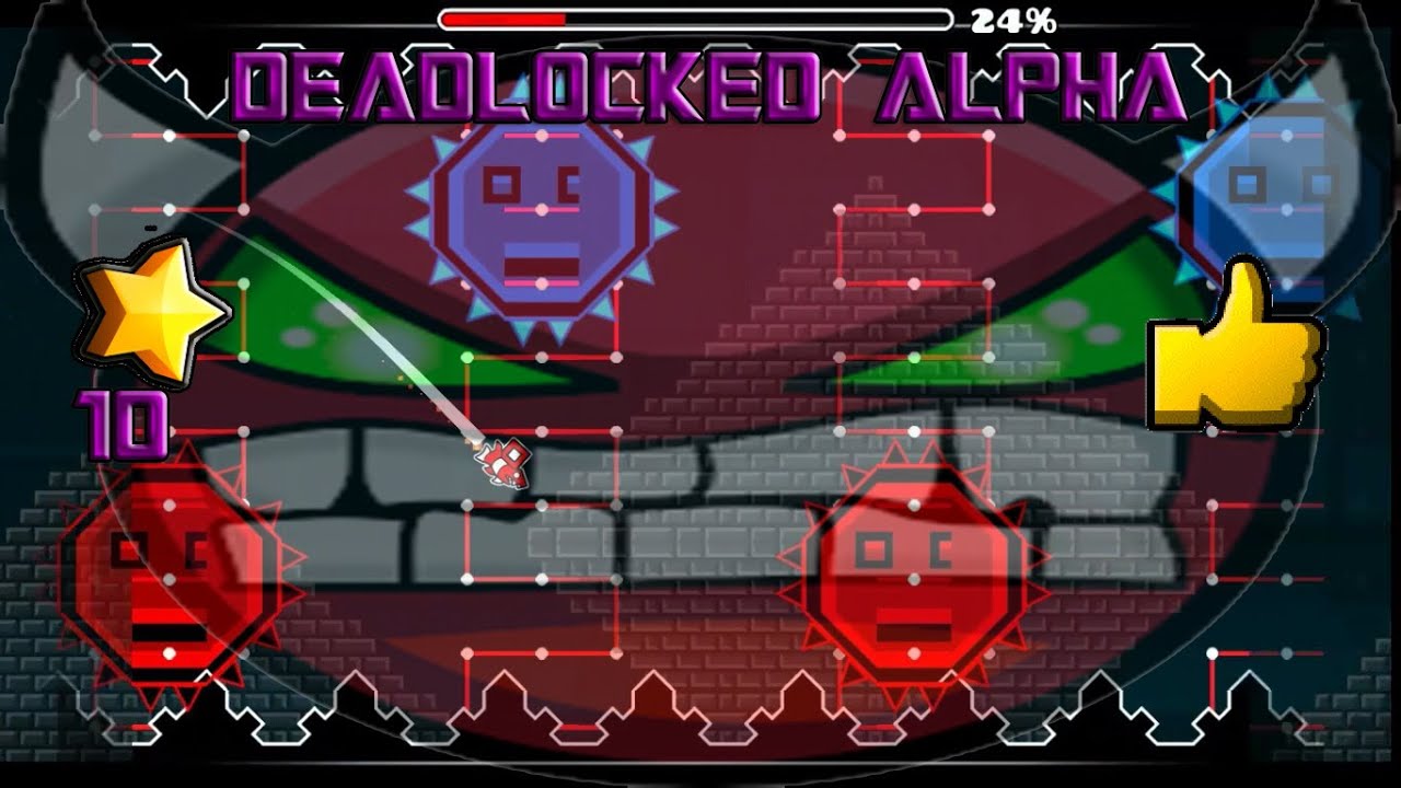Geometry Dash | Deadlocked Alpha | Demon | By: Irean - YouTube