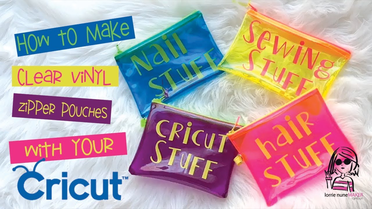 How to Make Clear Vinyl Zipper Pouch - YouTube