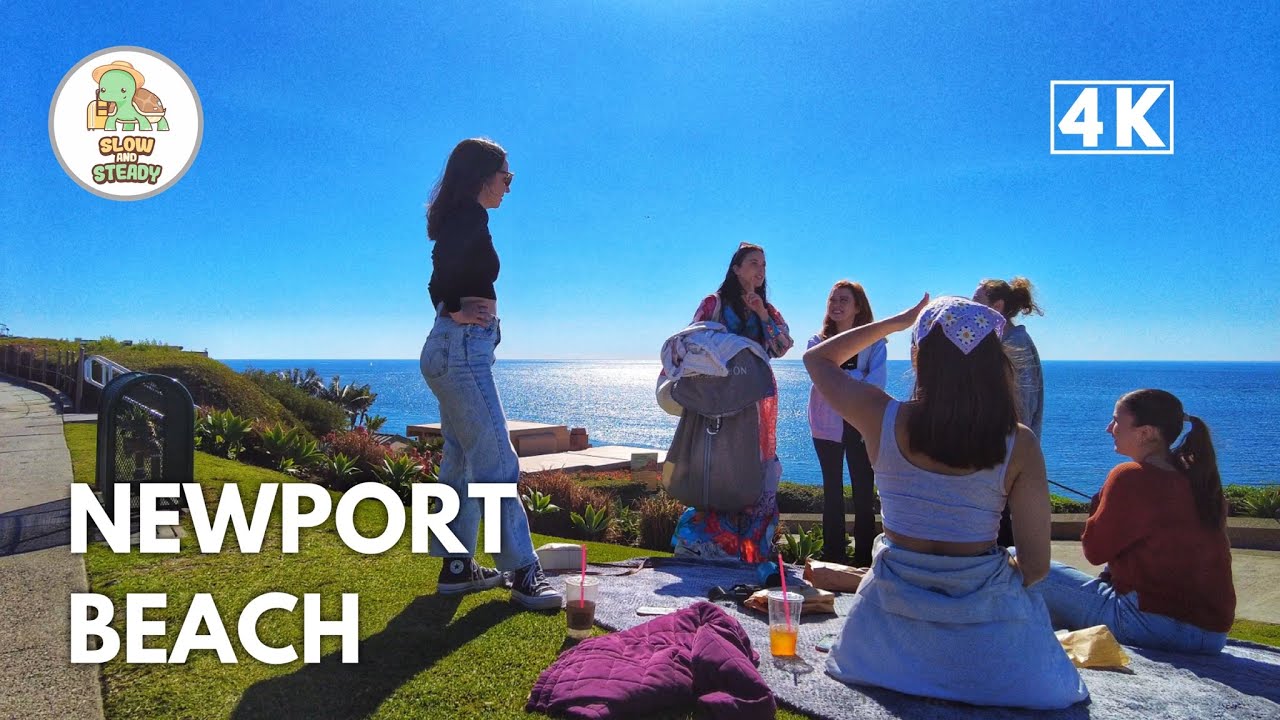 [4K ] Newport Beach, California | Inspiration Point | Walking tour ...