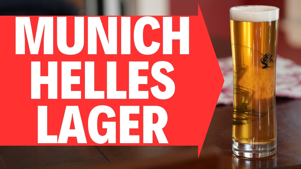 Brewing My Best MUNICH HELLES LAGER Yet! - YouTube
