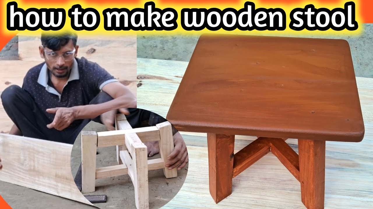 how to make wooden stool woodcarving woodworkingtools diy woodworkings ...