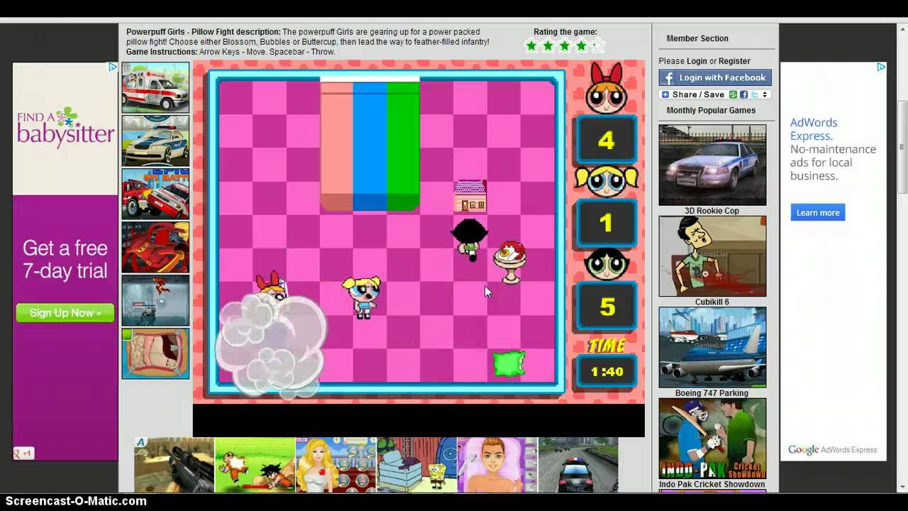 Powerpuff Girls Fighting Games