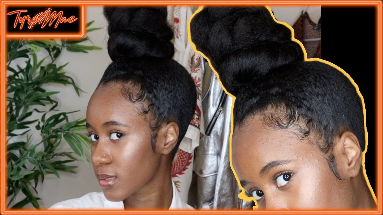THE ULTIMATE NINJA BUN TUTORIAL | Easy Natural Hairstyle - YouTube