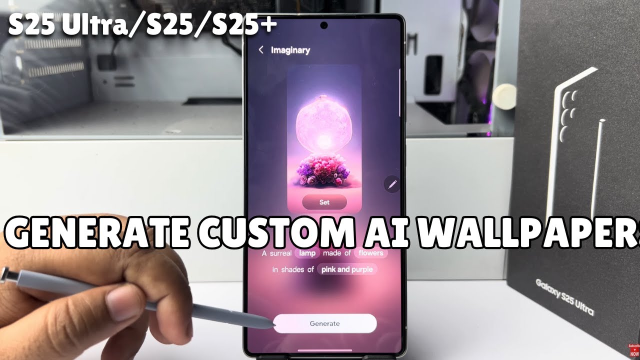 Galaxy S25/ S25 Ultra: How To Generate Custom AI Wallpapers On Samsung ...