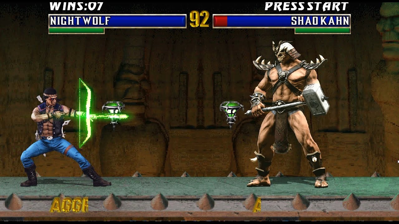 MORTAL KOMBAT TRILOGY REMAKE Beta test Nightwolf Gameplay - YouTube