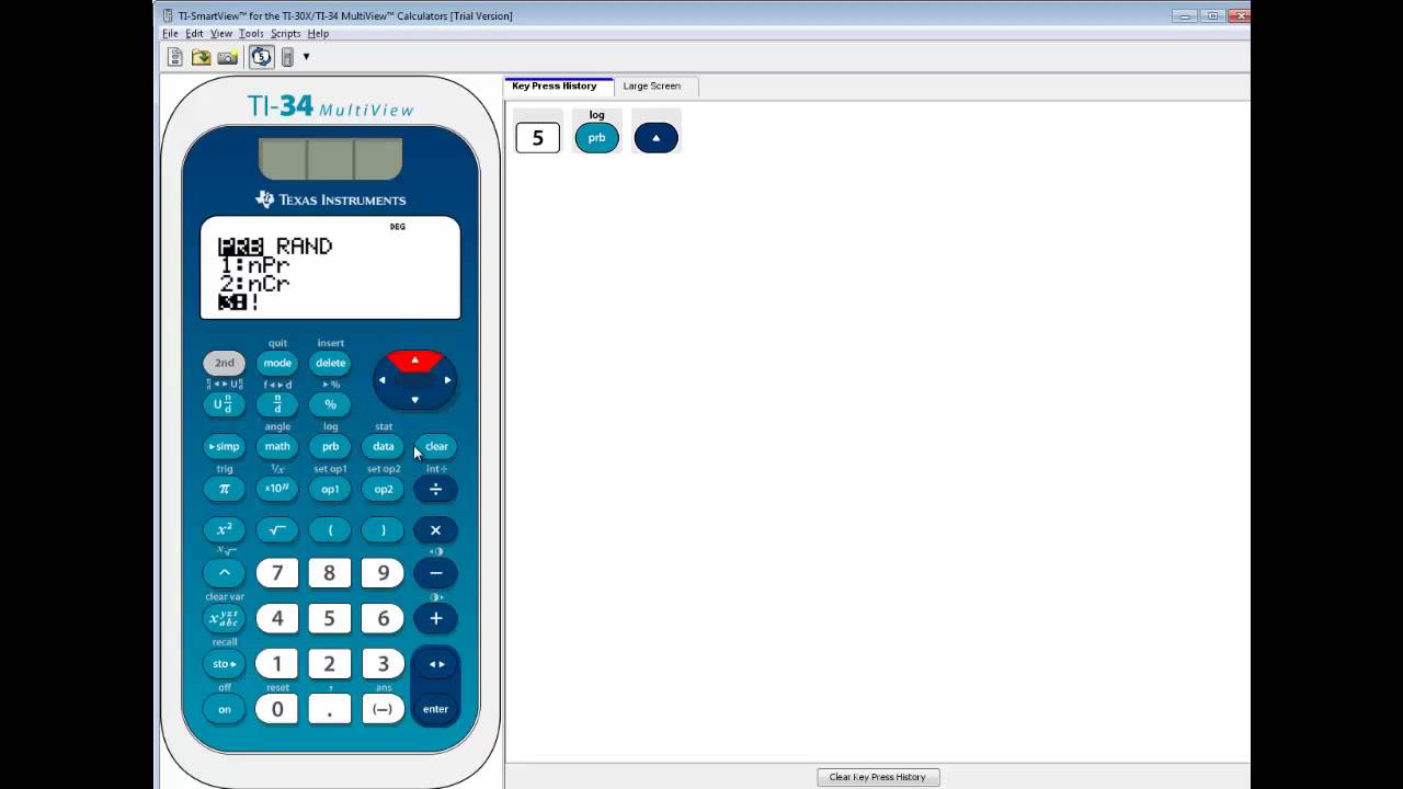 TI 34 MultiView Statistics Factorials YouTube TI 34 MultiView Statistics Factorials YouTube