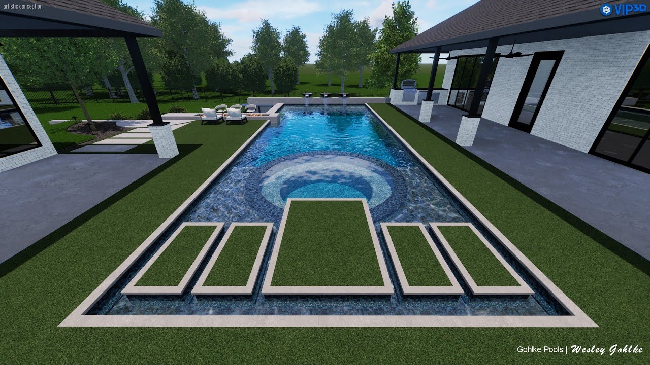 Gohlke Pools- Model Home - YouTube
