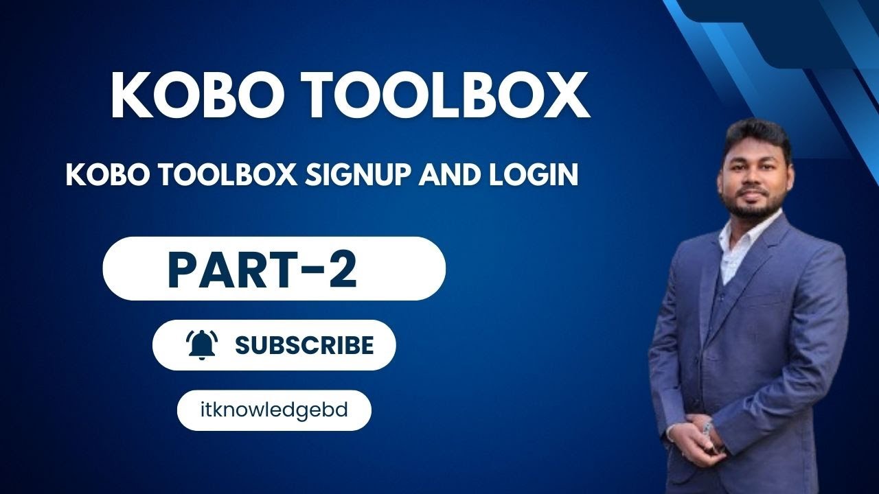 2. Kobo Toolbox Sign up and login| kobo toolbox tutorial in bangla ...
