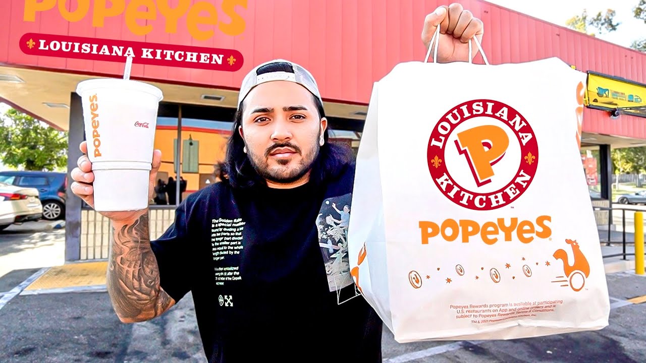Trying Popeyes New Menu Items.. - YouTube